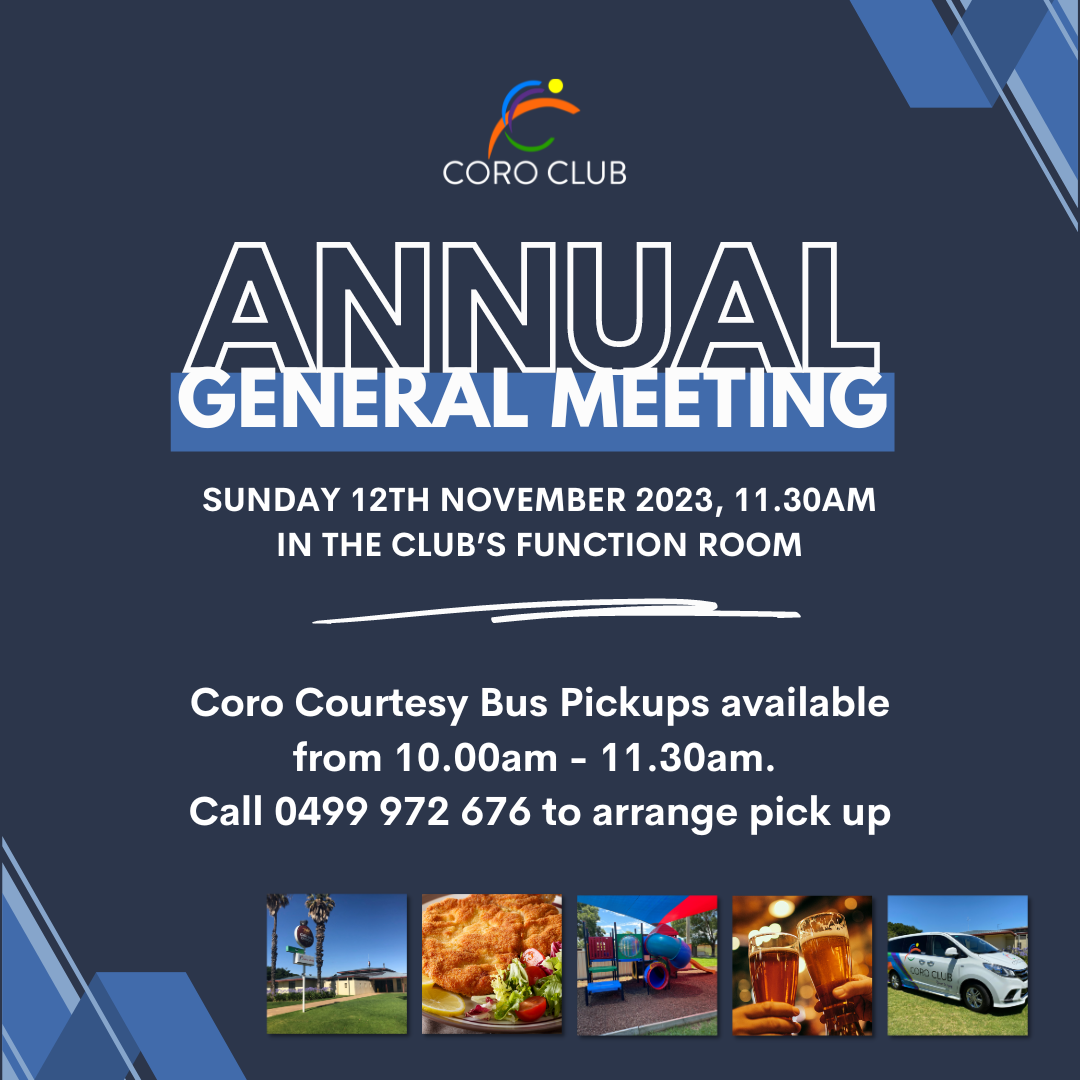 What's on - Coro Club